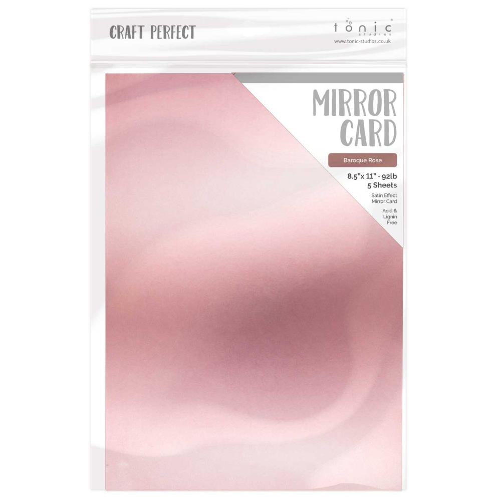 Specialty Paper: Craft Perfect Satin Mirror Cardstock 8.5"X11" 5/Pkg-B ...