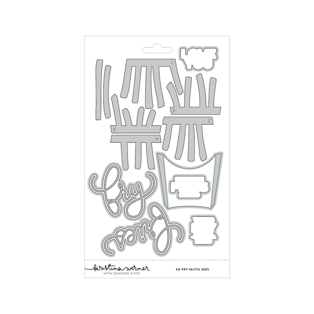 Dies: Kristina Werner with C&9- So Fry-tastic – Purple Pinky Promises