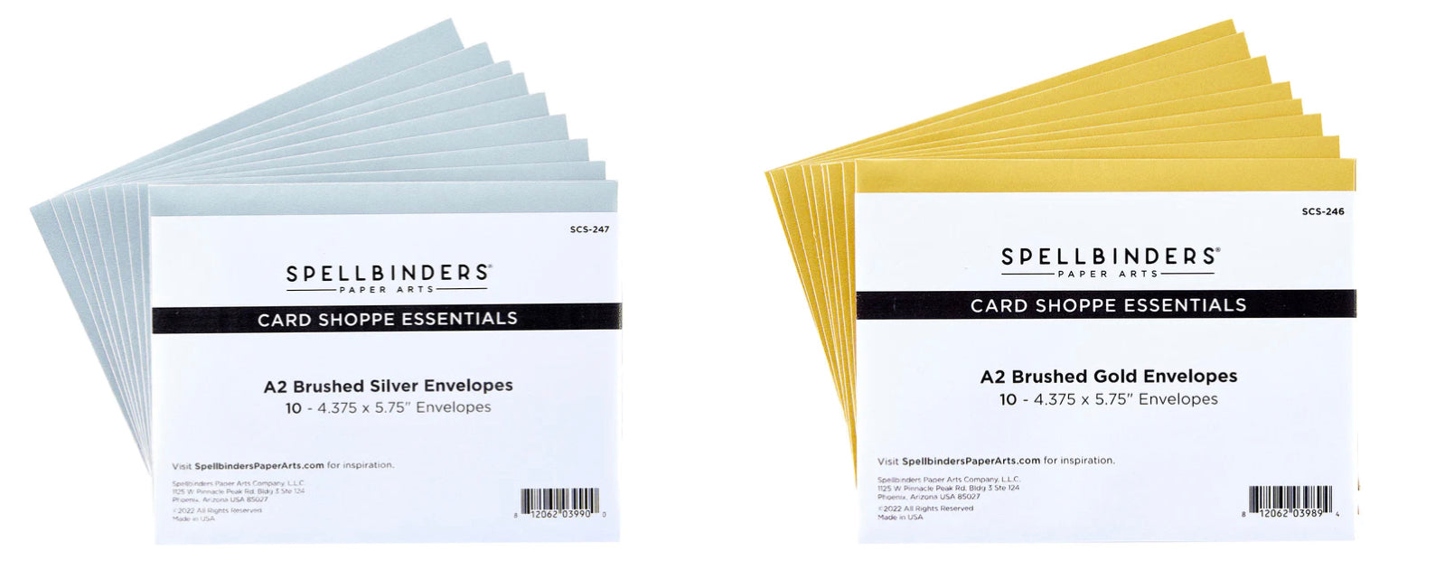 Envelopes: Spellbinders Brushed Colored Envelopes – Purple Pinky Promises