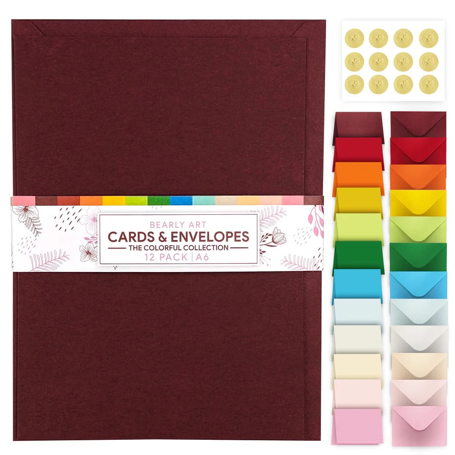 Card Bases & Envelopes: Bearly Art-Cards & Envelopes | Colorful Collec ...